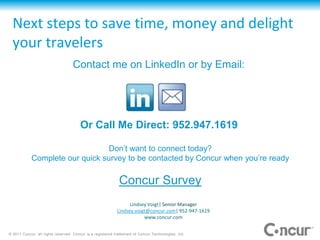 Concur best practices in travel and expense management | PPTX