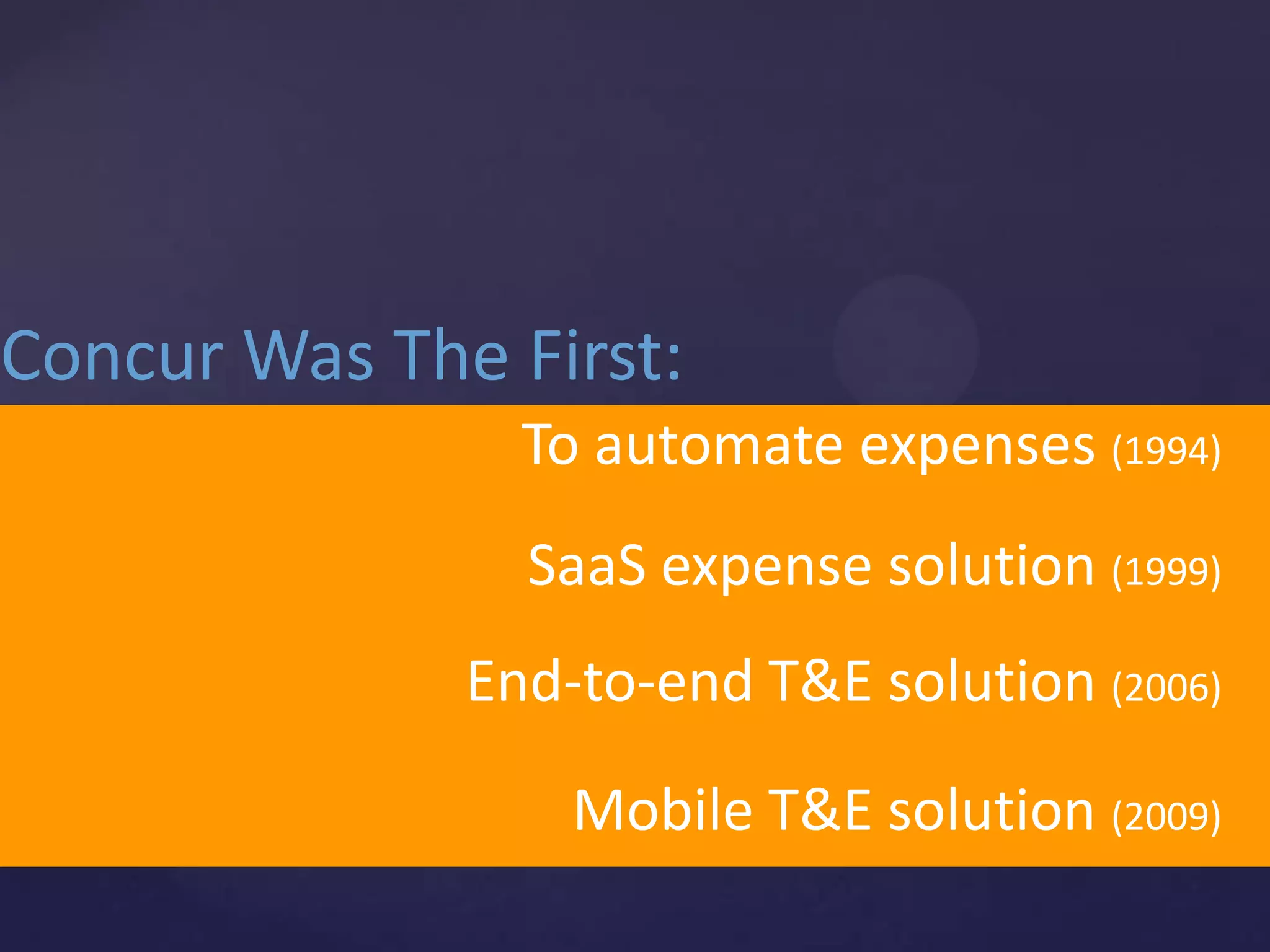 Concur Overview | PPTX