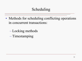 Concurrency.education presentation schoolpptx | PPTX | Databases | Computer Software and ...