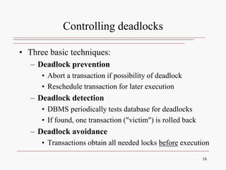 Concurrency.education presentation schoolpptx | PPTX | Databases | Computer Software and ...