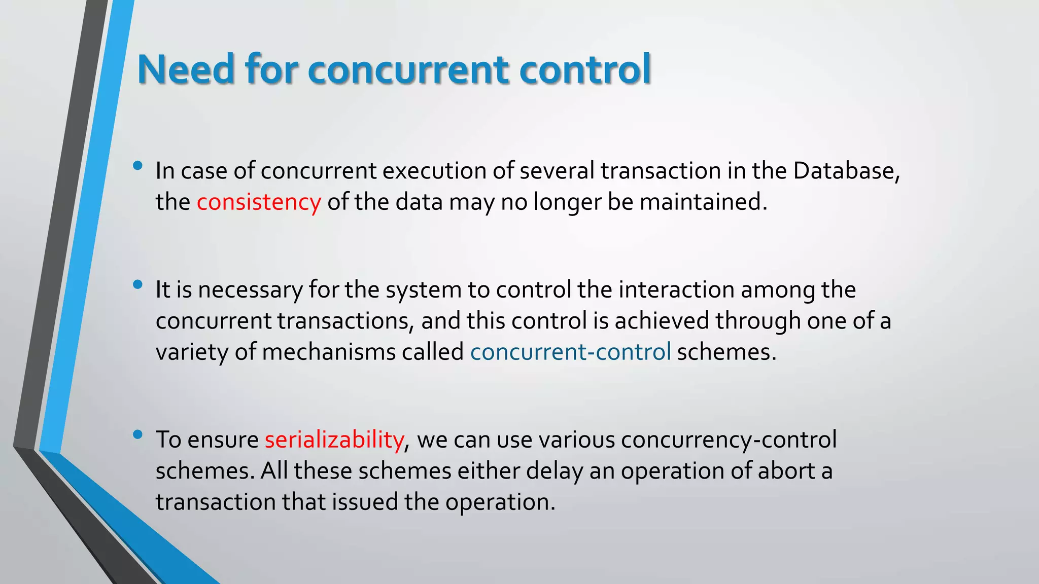 Concurrency control | PPTX