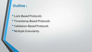 Concurrency control | PPT