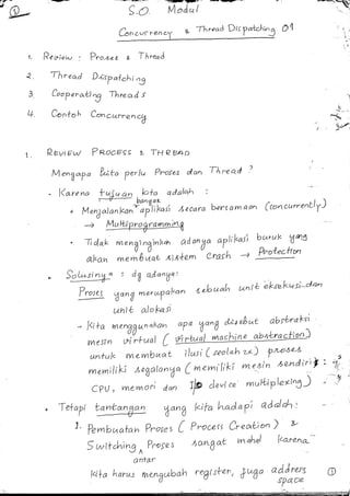 Modul SO : Concurrency and Thread Dispatching 1 | PDF