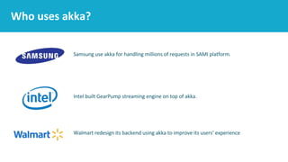 Concurrency and scalability with akka | PPT