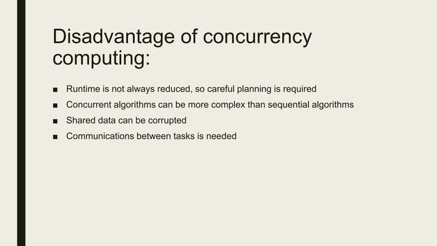 Concurrency computing information management | PPT