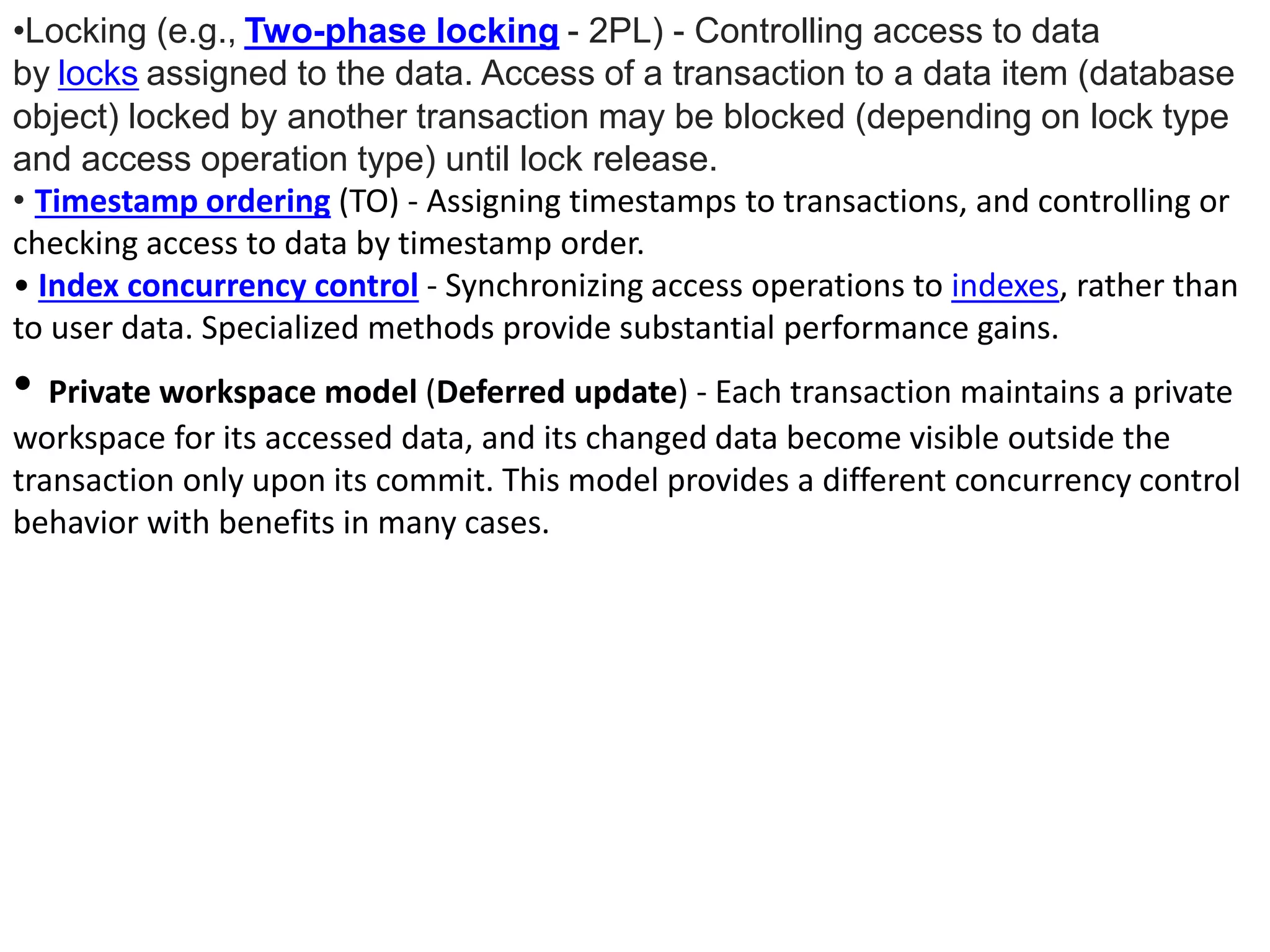 Concurrency control | PPT