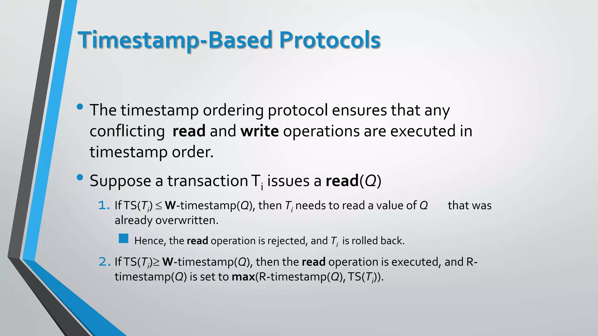 Concurrency control | PPTX