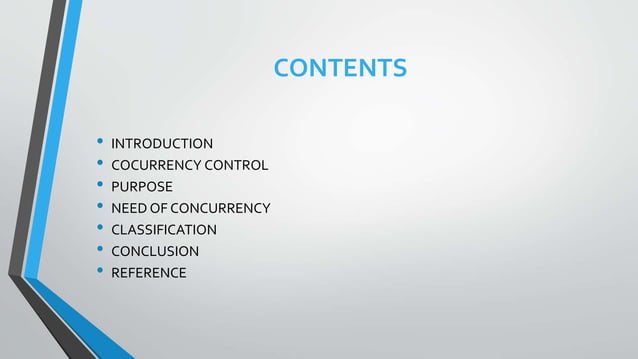 Concurrency Control Pptx Databases Computer Software And Applications