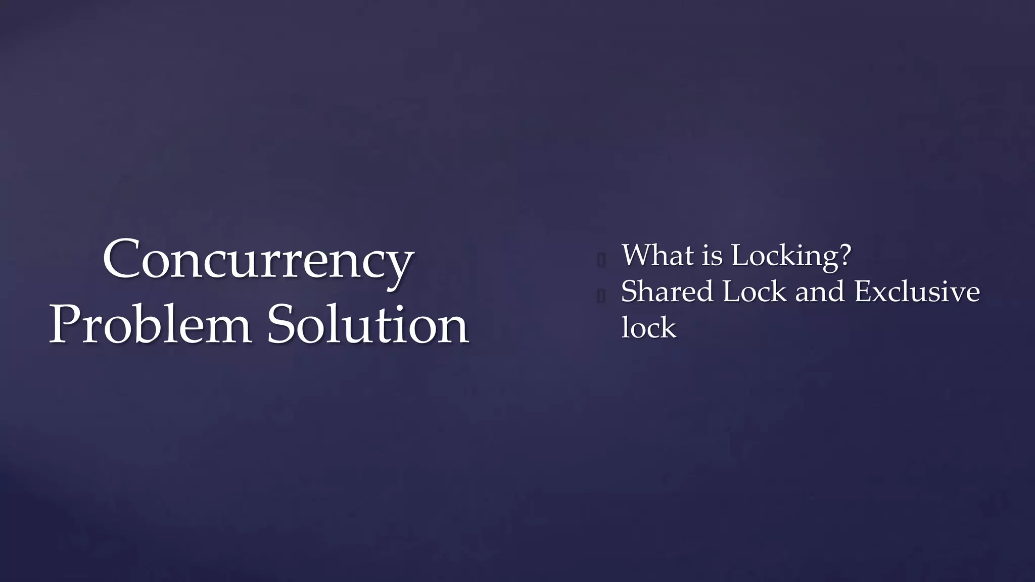 Concurrency control | PPTX