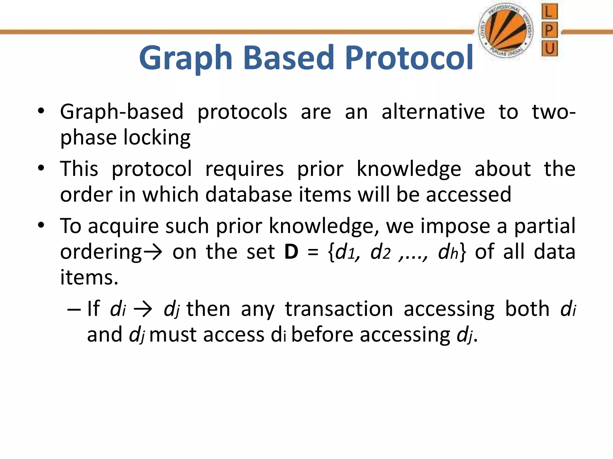 Concurrency control | PPTX