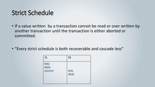 Concurrency control and Serializability | PPTX
