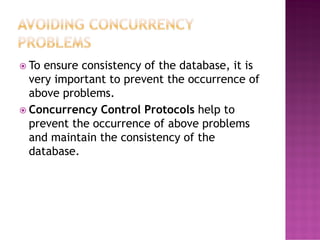 Concurrency control | PPT