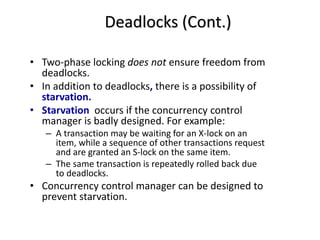 Concurrency control | PPTX