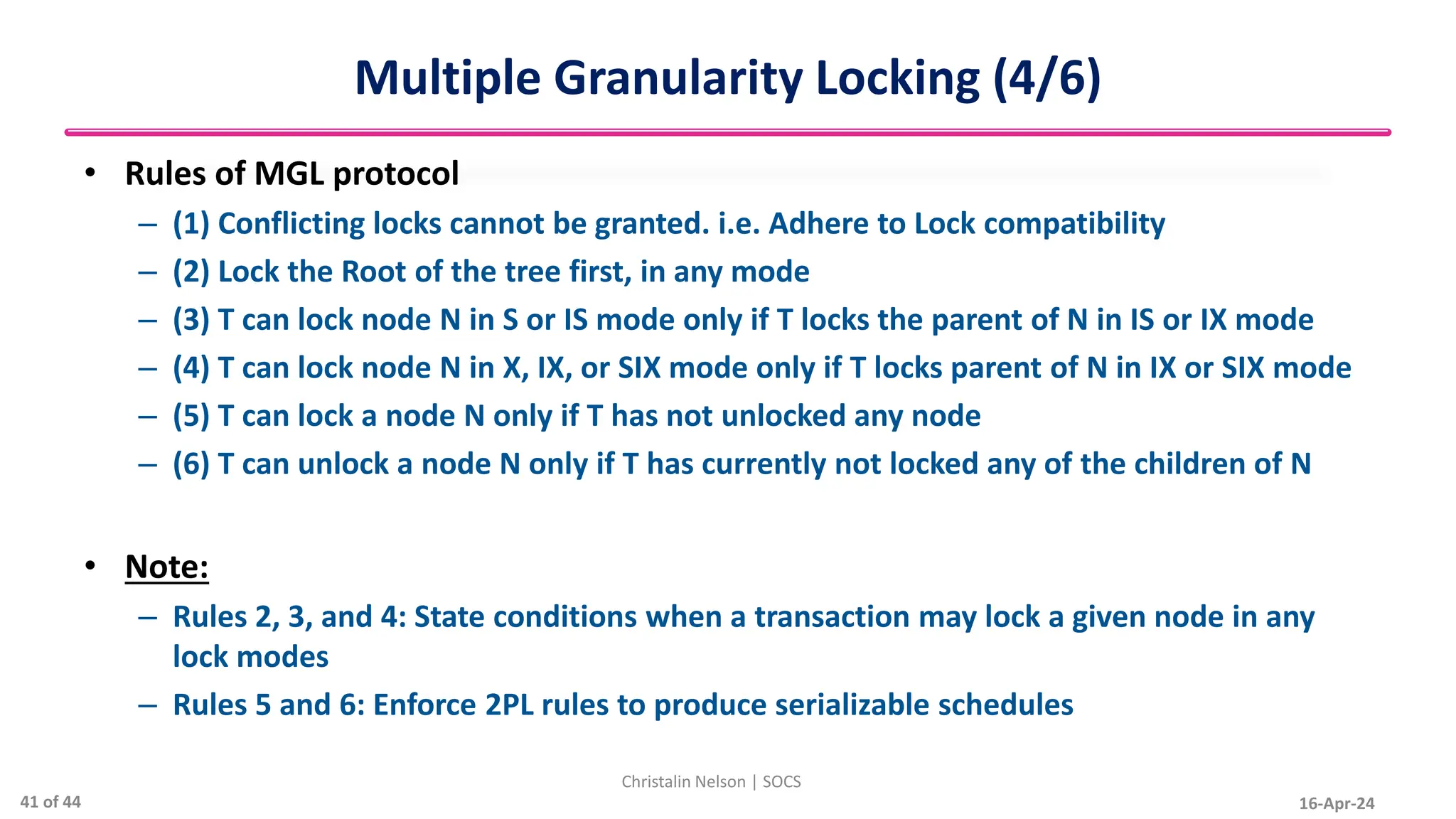Concurrency Control in Database Management system | PDF
