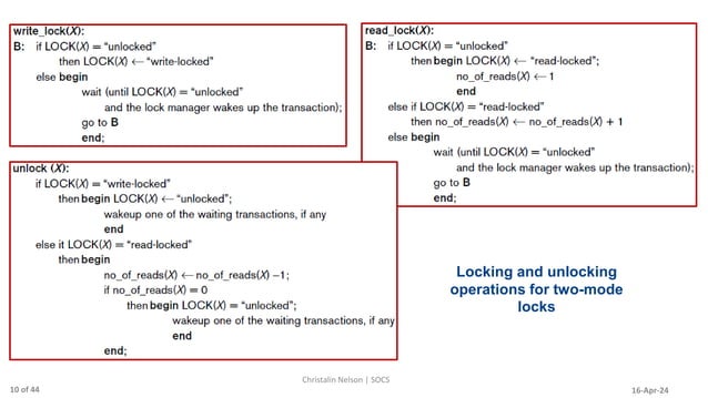 Concurrency Control In Database Management System Pdf