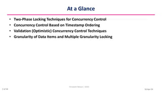Concurrency Control in Database Management system | PDF
