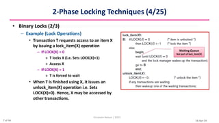 Concurrency Control in Database Management system | PDF