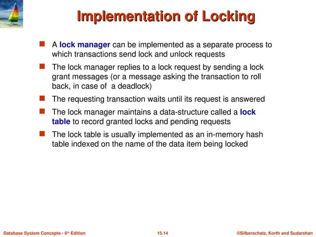 Concurrency Control Ppt For Operating Systems Ppt