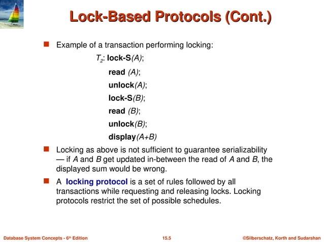 Concurrency Control Ppt For Operating Systems Ppt