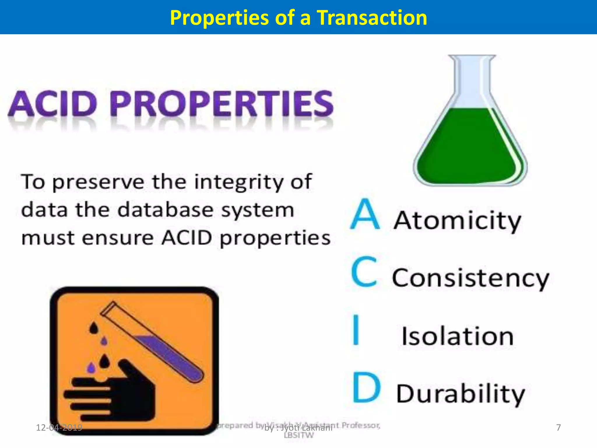 Transactions And Concurrency Control Ppt
