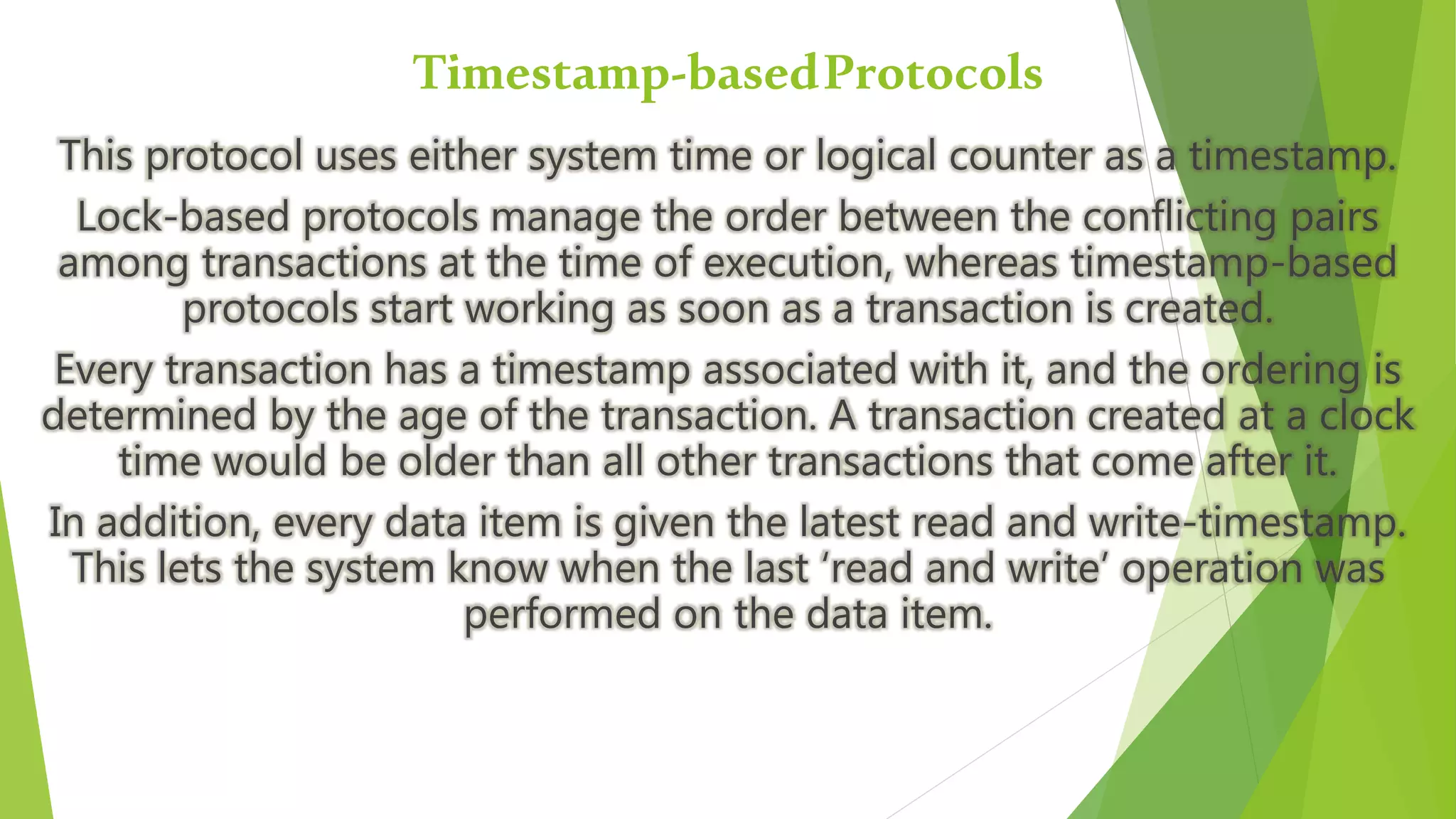 Concurrency control PPT | PPT