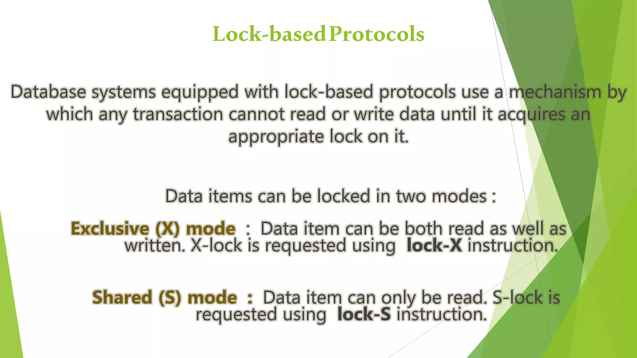 Concurrency control PPT | PPT