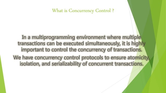 Concurrency control PPT | PPT