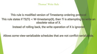 Concurrency control PPT | PPT