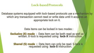 Concurrency control PPT | PPT