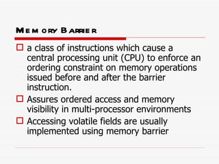 Lecture on Java Concurrency Day 2 on Feb 4, 2009. | PPT