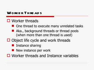 Lecture on Java Concurrency Day 2 on Feb 4, 2009. | PPT