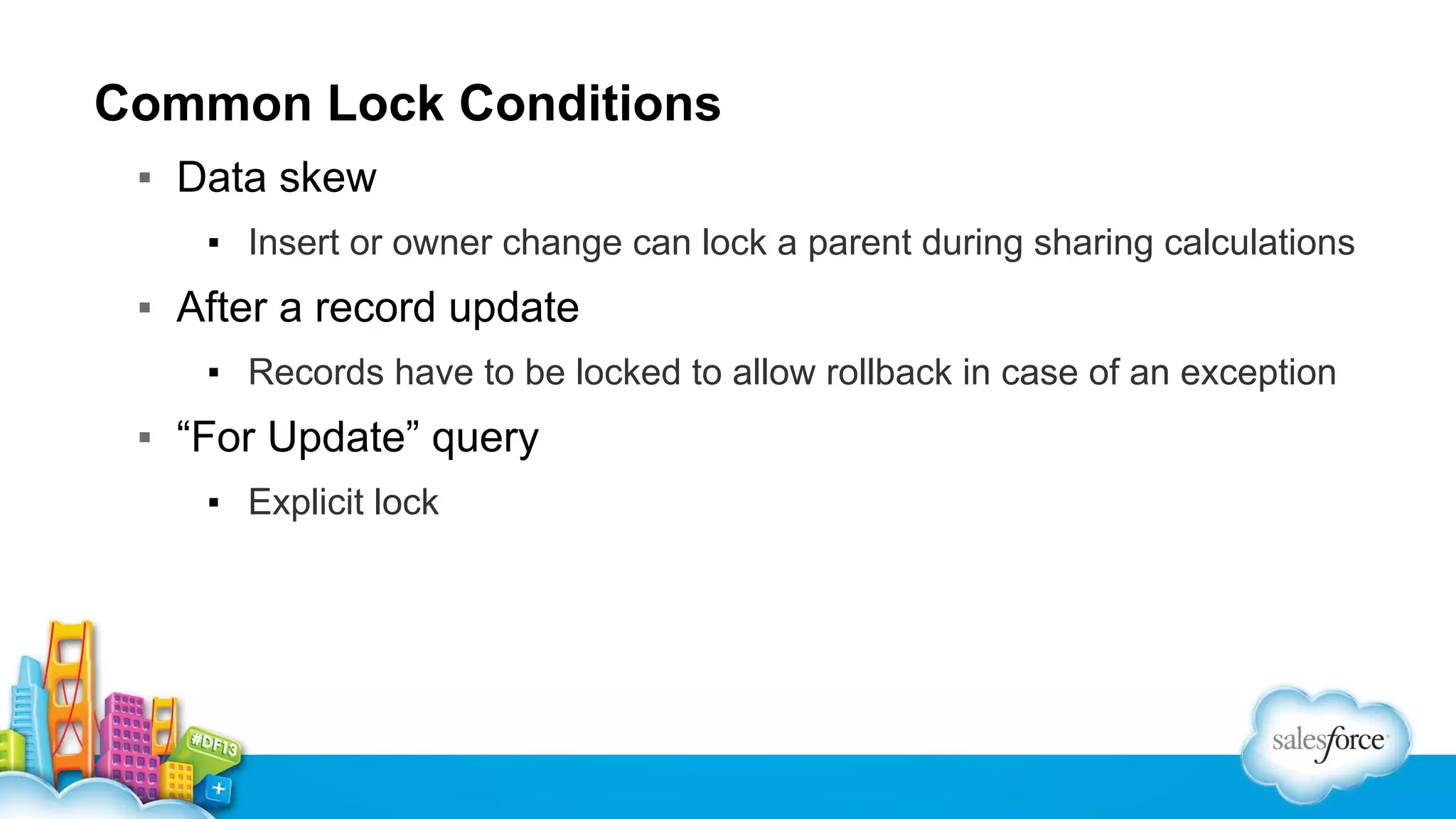High Reliability Dml And Concurrency Design Patterns For Apex Ppt
