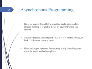 Concurrency in c# | PPTX