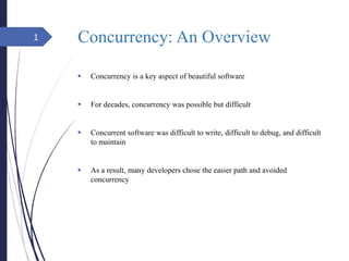 Concurrency in c# | PPTX