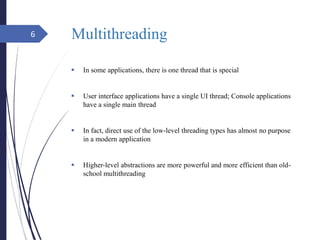 Concurrency in c# | PPTX