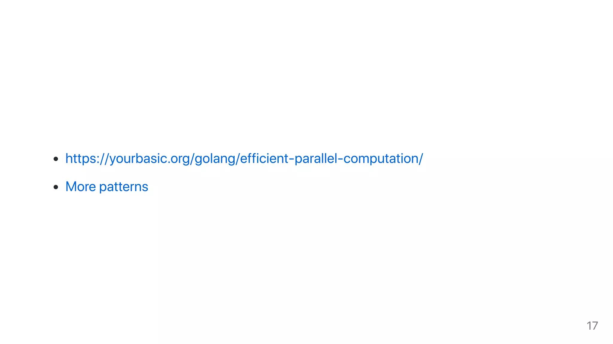 Jaap Groeneveld - Concurrency in Go | PPT