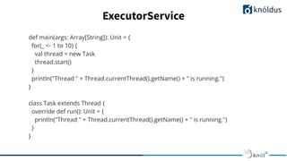 Concurrency in Scala | PPT