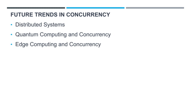 Concurrency in Software Development Generic Overview of Topics, Terms ...