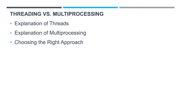 Concurrency in Software Development Generic Overview of Topics, Terms and Features | PPT