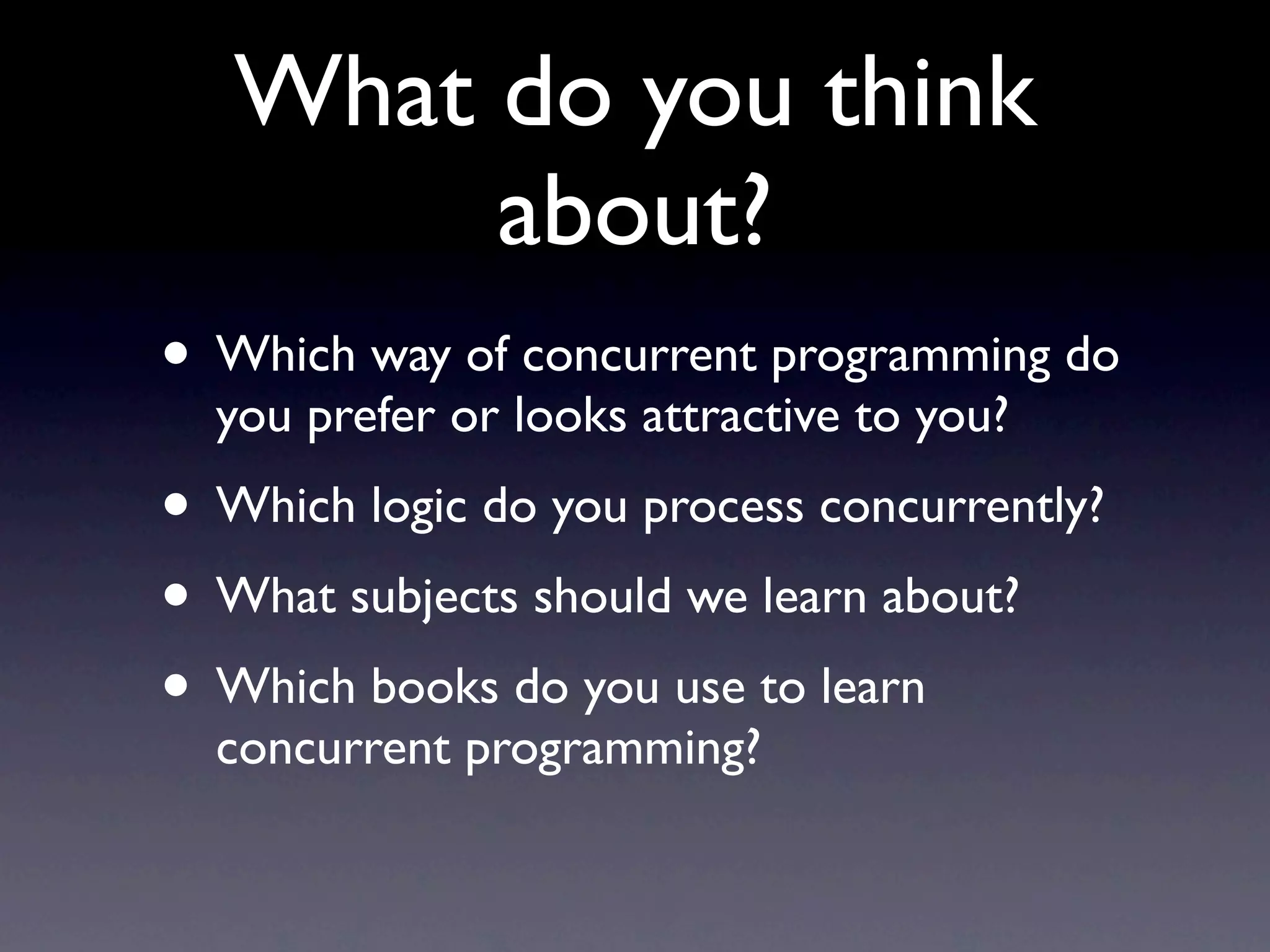 Concurrency Programming Ppt