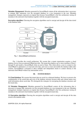 Concurrent And Independent Access To Encrypted Cloud Databases | PDF