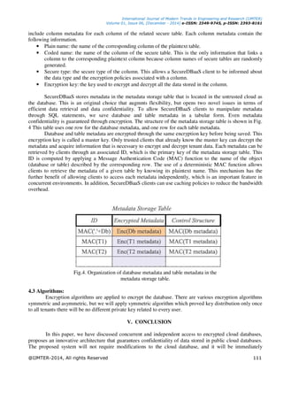 Concurrent And Independent Access To Encrypted Cloud Databases | PDF