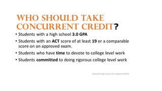 Concurrent Credit | PPTX