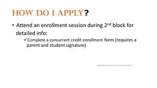 Concurrent Credit | PPTX