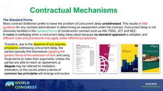 Concurrent Delay in Construction - NCMA 2024 | PPT
