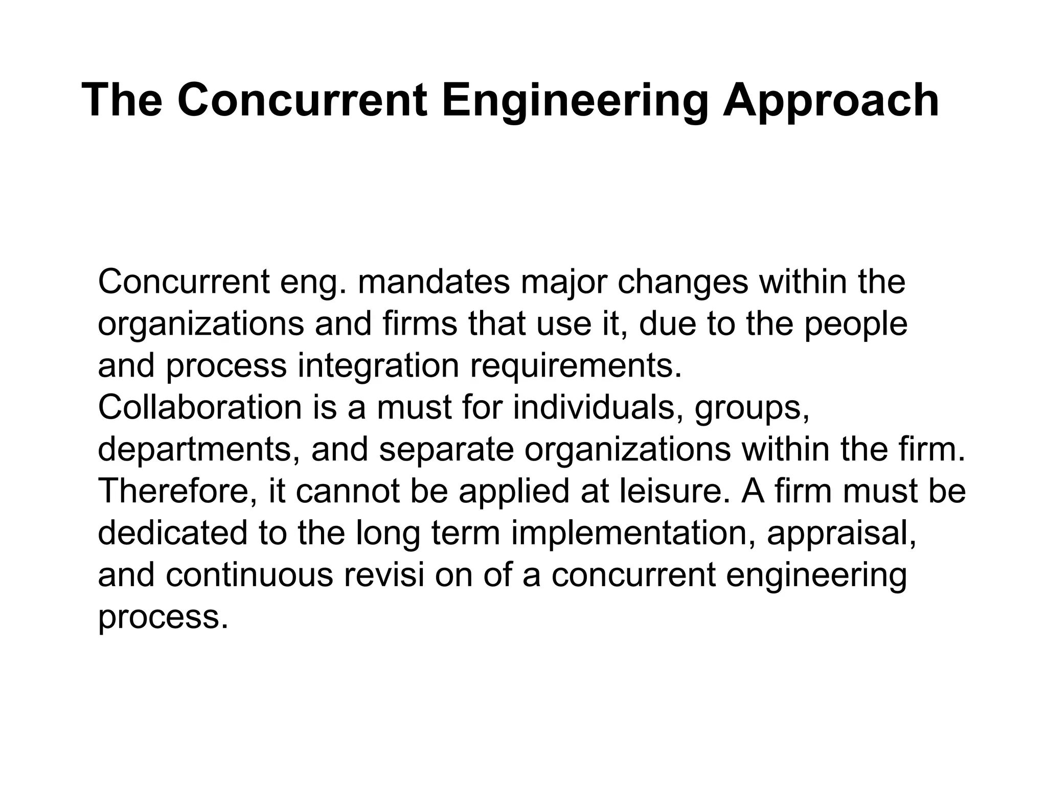 Concurrent Engineering | PPT