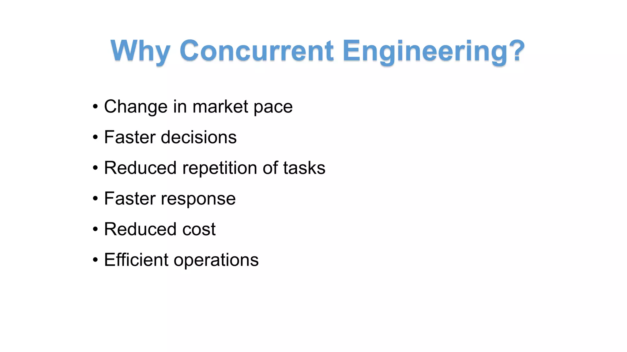 Concurrent engineering | PPTX