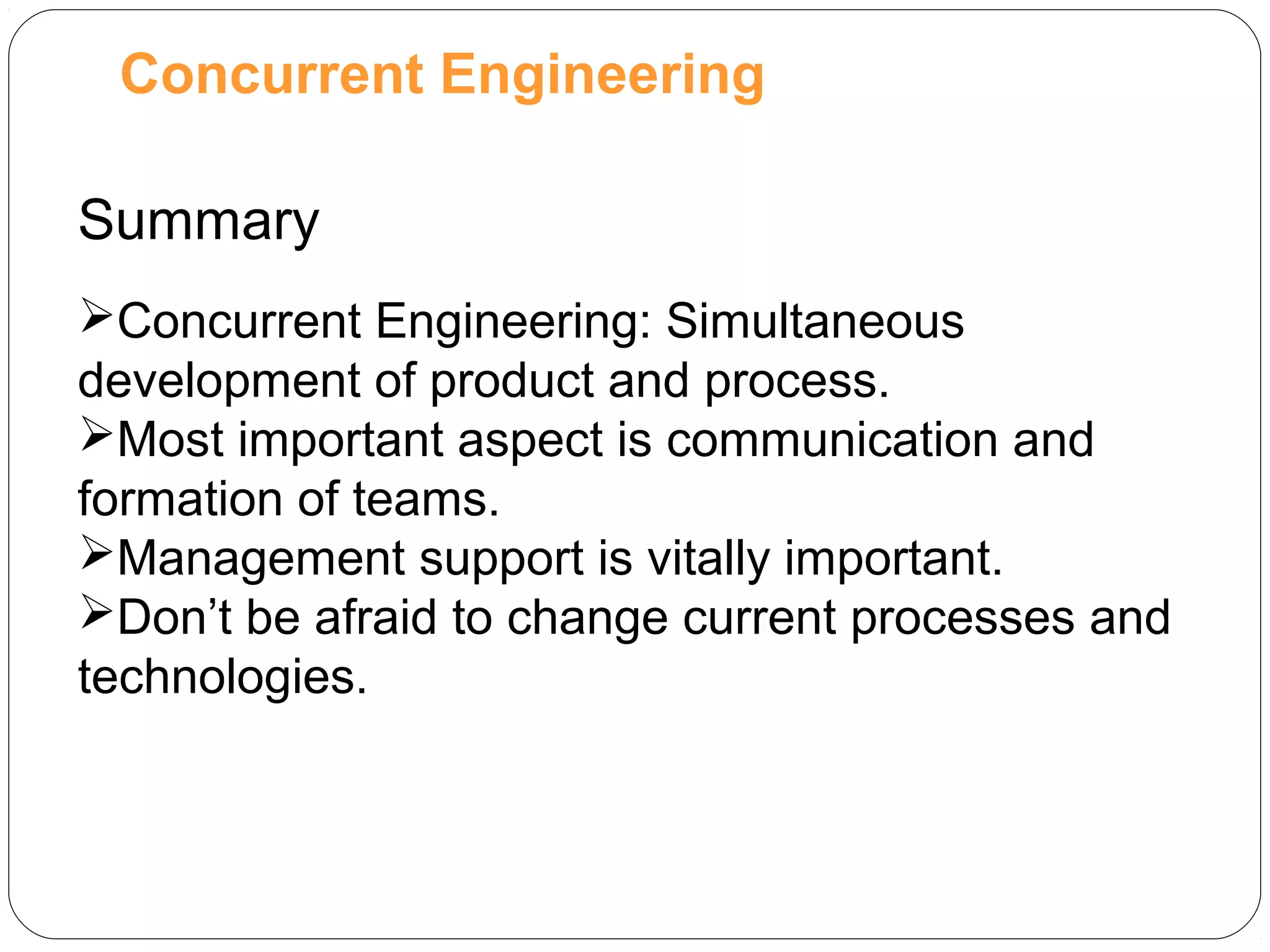 Concurrent engineering | PPT