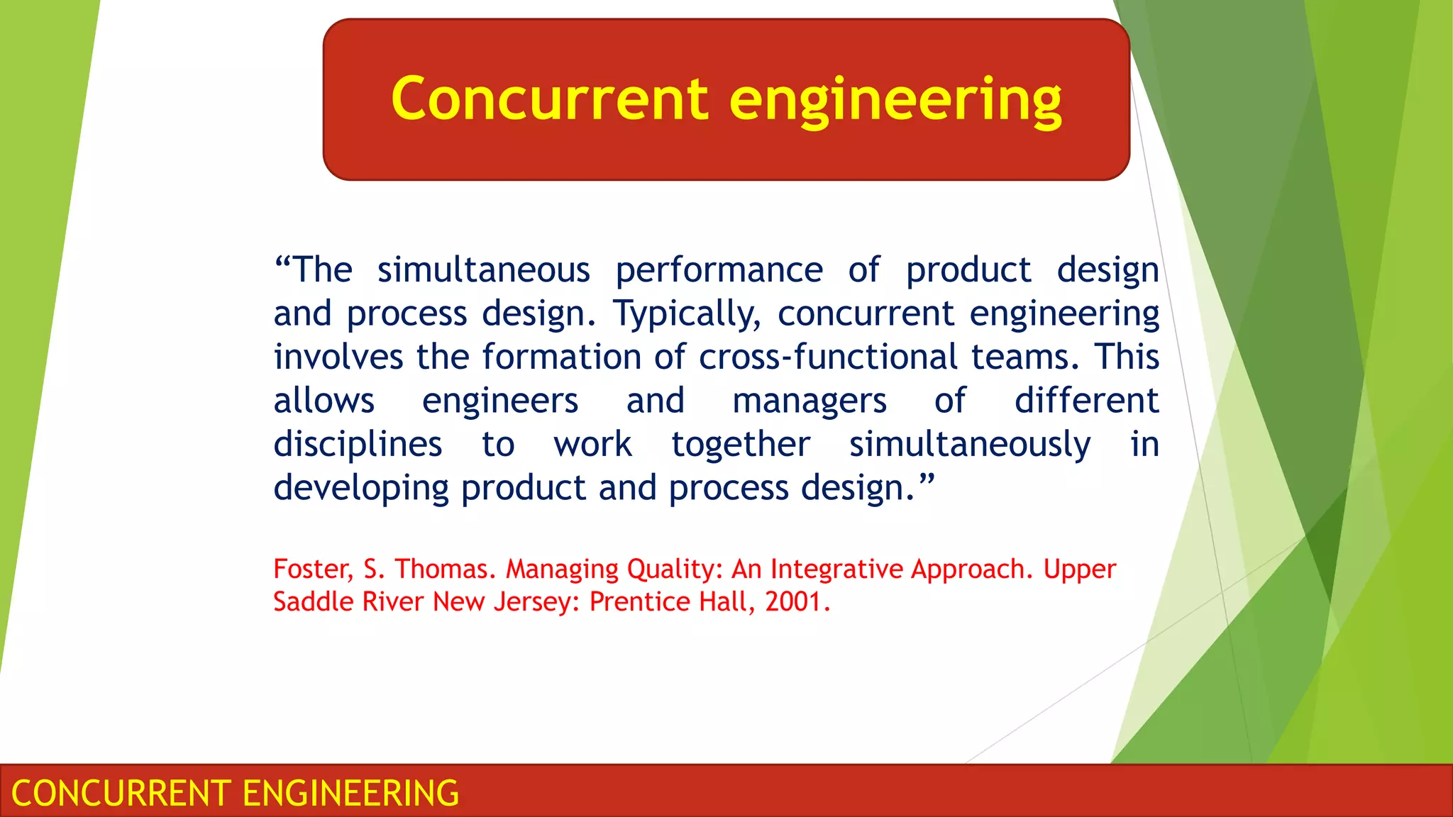 Concurrent Engineering Pptx Technology And Computing