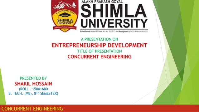 Concurrent engineering | PPTX | Technology & Computing